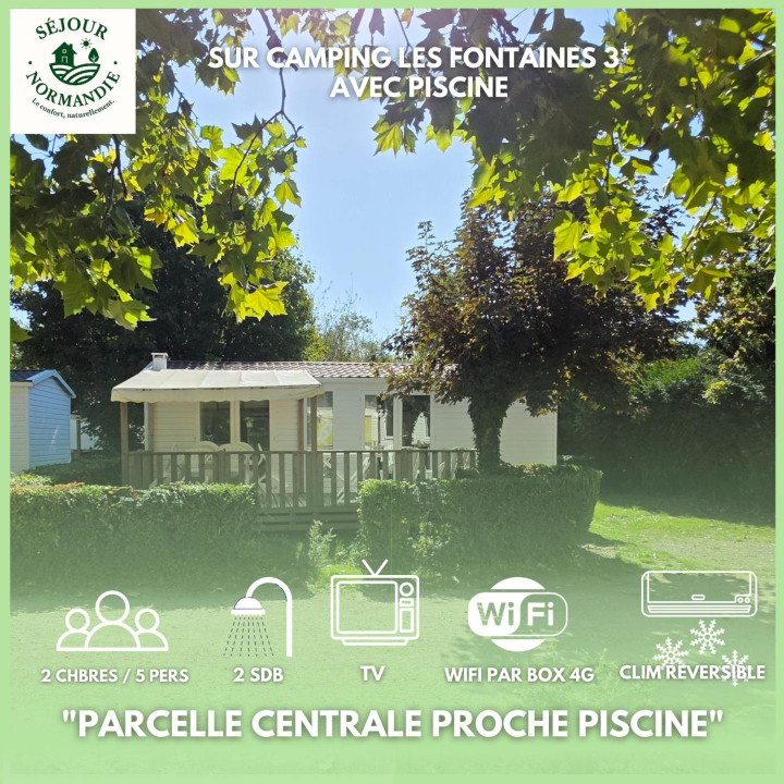 Séjour Normandie - Mobilhome Premium 2ch-5p Avec Clim-tv-wifi Dans L'eure - 319 - Normandie