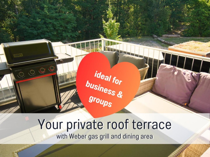 Baham-apartment Nuernberg - Including Hot Tub, Sauna, Massage Chair, Roof Terrace, Barbecue - Metro 15 Min, Exhibition Center 8 Min Walk - Nuremberg