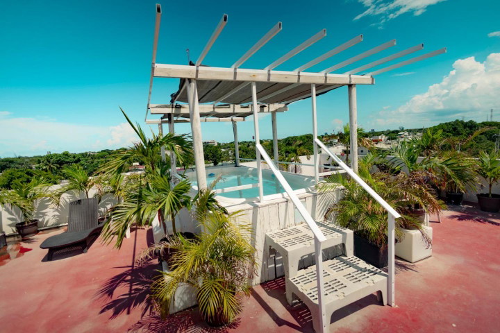 Puerto Morelos Hotel Las Palmas - Near The Beach - Puerto Morelos