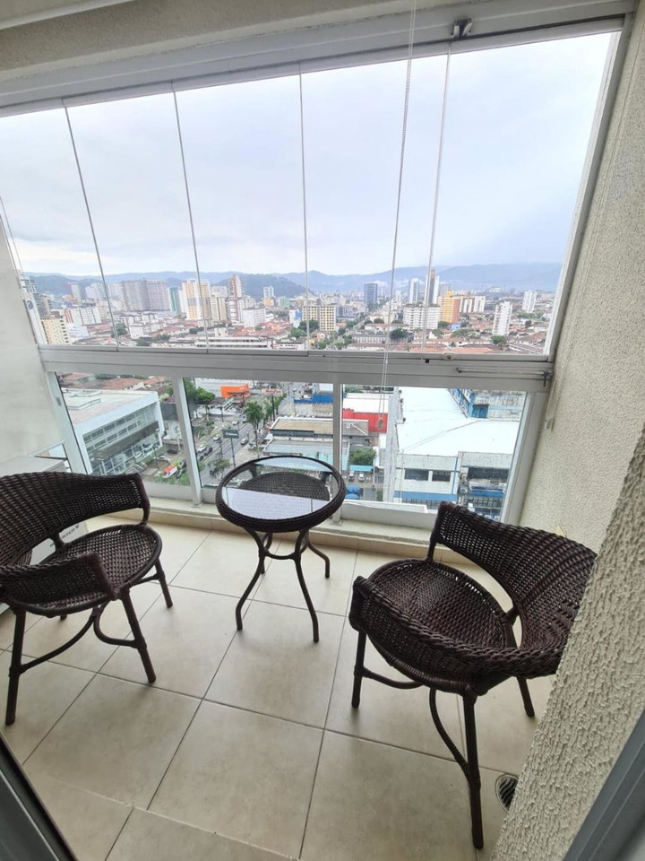 Apartamento Moderno 1 Quarto Em Santos, Próximo à Praia E Comércio - Santos