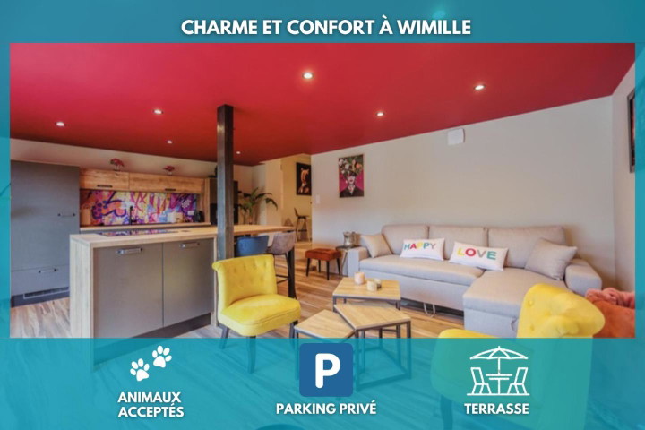 Le Coloré, Apt 90m2, 4 Pers, Wimille Proche Wimereux - Audresselles