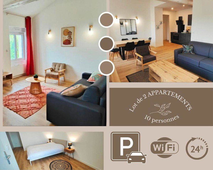 2 En 1, 10 Pers, Parking, Wifi - Clermont-Ferrand