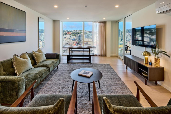 Central Te Aro 2br With Balcony & City Views - Wellington