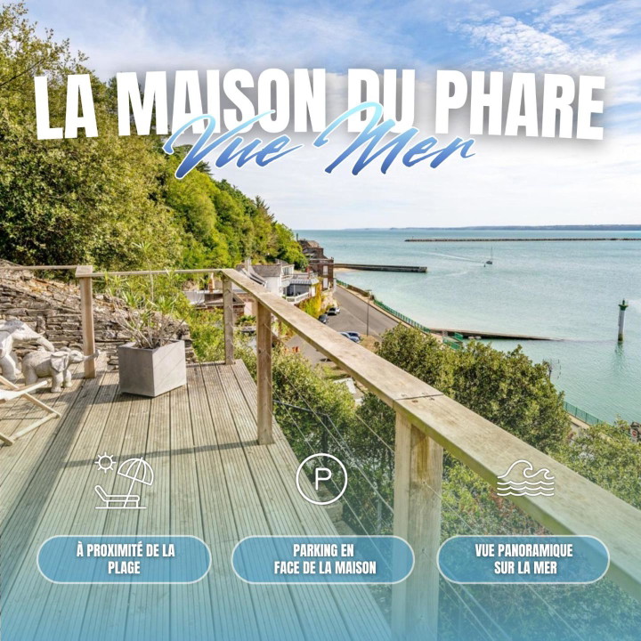 La Maison Du Phare - Vue Mer Panoramique & Parking - Saint-Brieuc