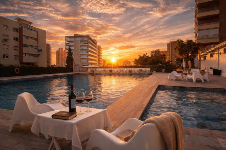 Kalifornia Benidorm Playa Piscina, Terraza Privada Y Parking Gratis - Benidorm