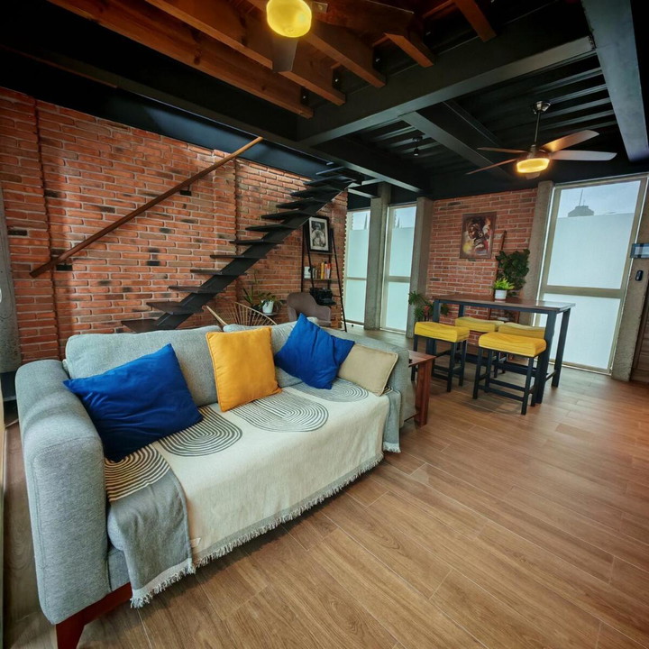 Brick Box Loft Con Balcon - Santiago de Querétaro