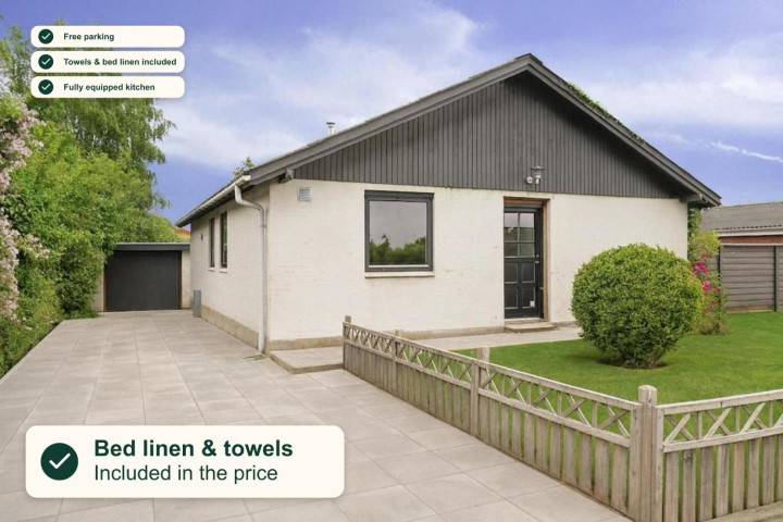 The Lucky Peer - 120m2 House 4 Bedroom House - Full Kitchen & Free Parking - Odense