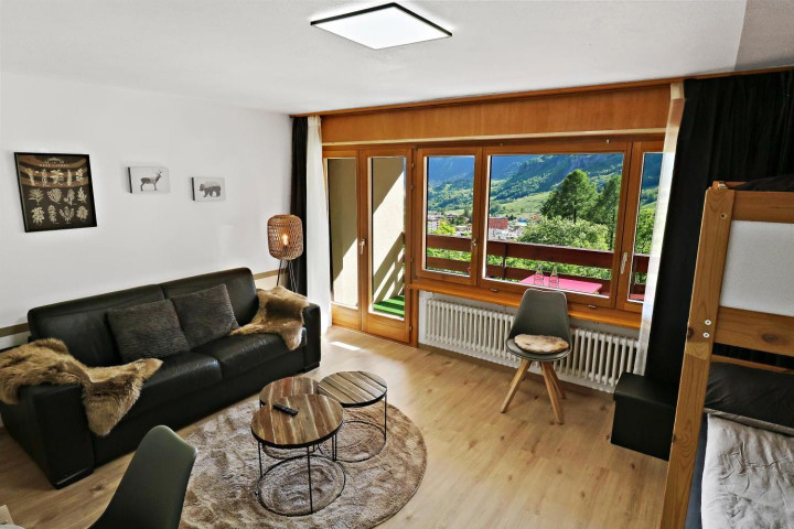 Nouveau Studio Avec Vue Imprenable Sur La Vallée - Leukerbad