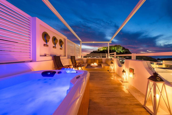 Lindos Allure Villa With Jacuzzi And Acropolis View!!! - Lindos