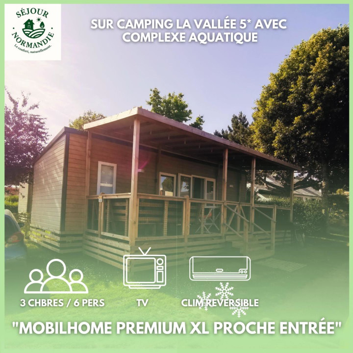 Séjour Normandie - Houlgate - Mobilhome Premium 3ch-6p Avec Clim & Tv - Camping 5 éToiles - 036 - Houlgate