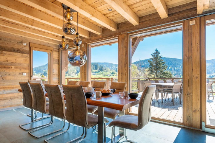 Chalet Aconit, Terrasse Panoramique Avec Jacuzzi Et Sauna - La Bresse