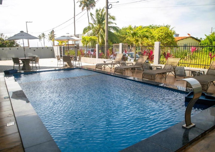 Apto Com Piscina E Churrasqueira Perto Da Praia - Japaratinga