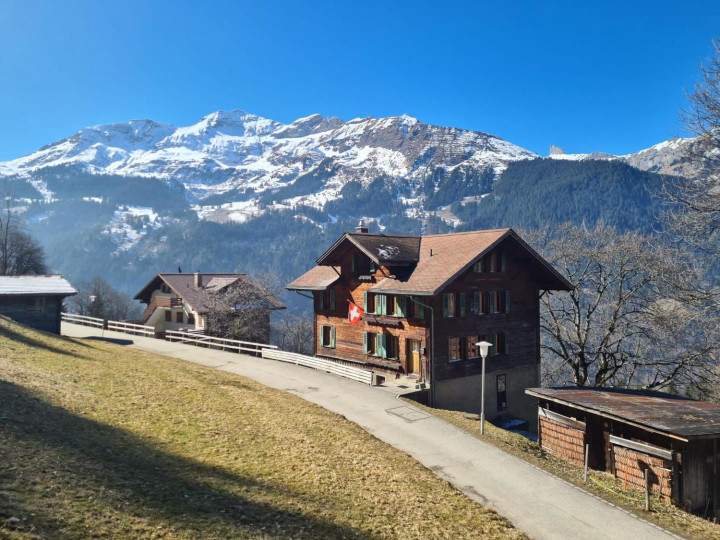 Traditional Ski Chalet In Wengen - Top Floor - Lauterbrunnen