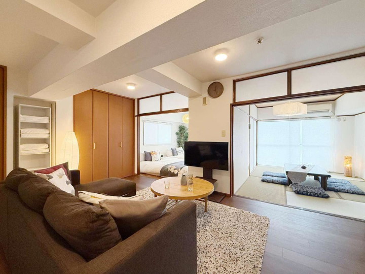 Mitao Bld - 2 Bedroom Apt 4mins To Peacepark For 9ppl - 廣島市