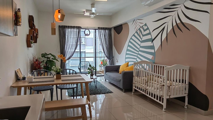 Hijau Geniehome 2br1studio Free 99mbps Wifi And Carpark At Utropolis Shah Alam - Shah Alam