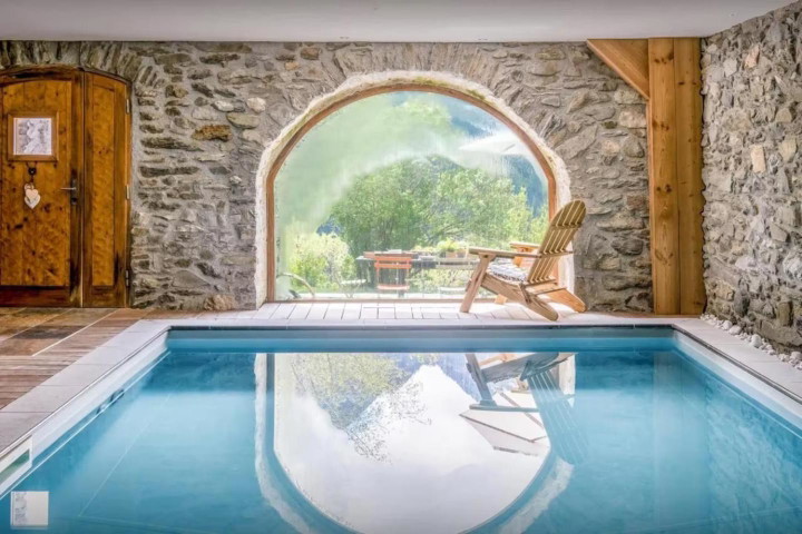 Chalet Nevala Maison De Standing Avec Espace Bien-être Privé Et Piscine Intérieure Orelle, Accès Direct 3 Vallées - Modane