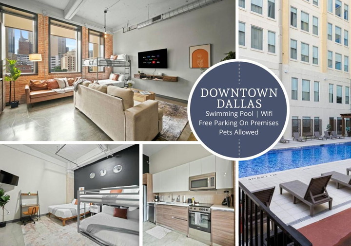 Modern City Stay With Pool, Gym And Valet Parking - Dallas, TX