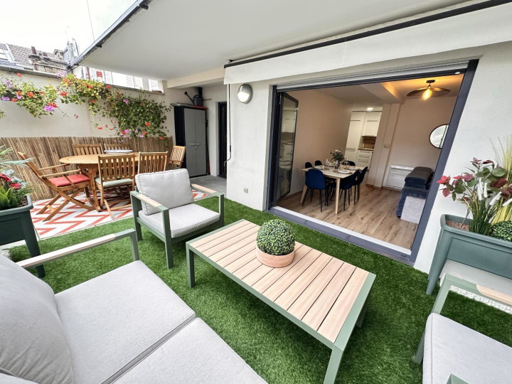 Le Cocon - Appartement Rare - Grande Terrasse - Parking Gratuit Dans La Rue - Reims - 라임스