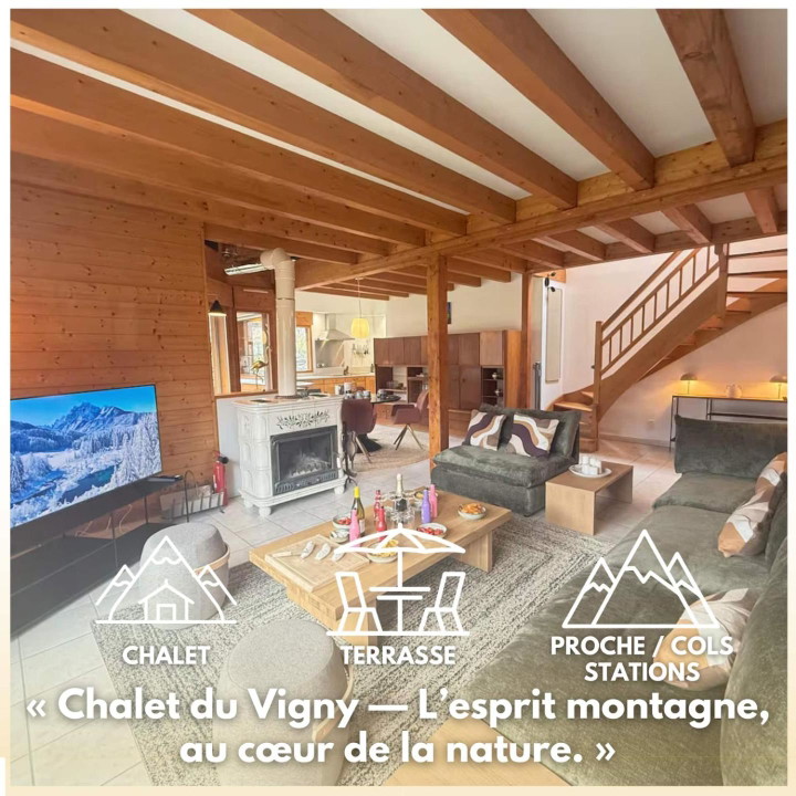 Chalet 6 Pers-prox Cols-vue Vallée-jardin-bbq - Valloire
