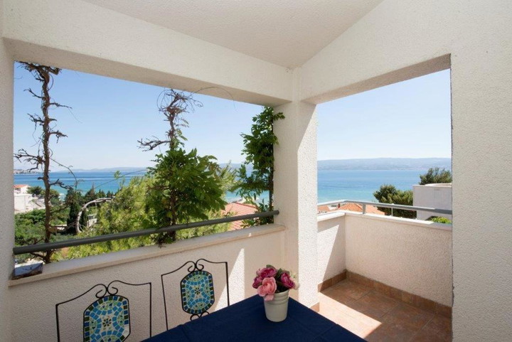 Studio Apartment In Duce With Sea View, Balcony, Air Conditioning, Wi-fi (132-4) - Brač