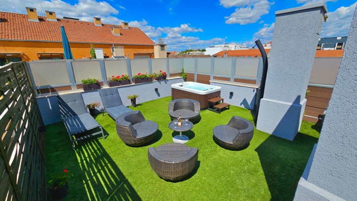 Jacuzzi Tuscany Terrace Apartment Free Parking - Budapest