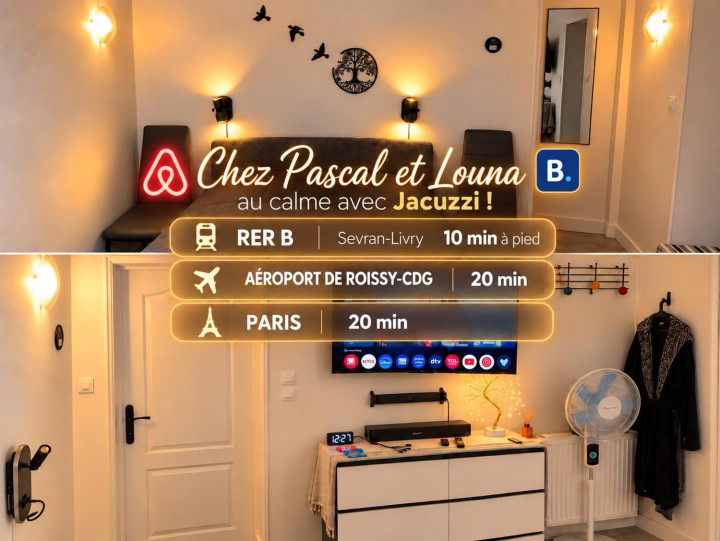Chez Pascal Et Louna Au Calme Avec Jacuzzi ! - Champs-sur-Marne