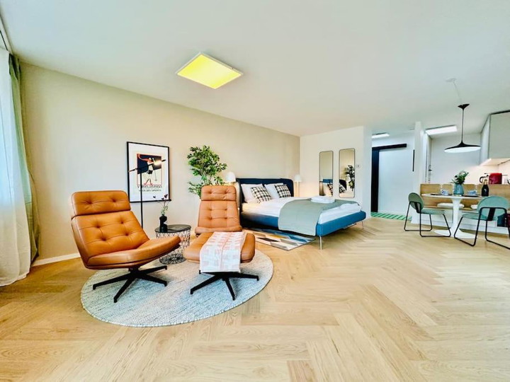 Modern City Studio With Air Condition & Balcony - Zürich