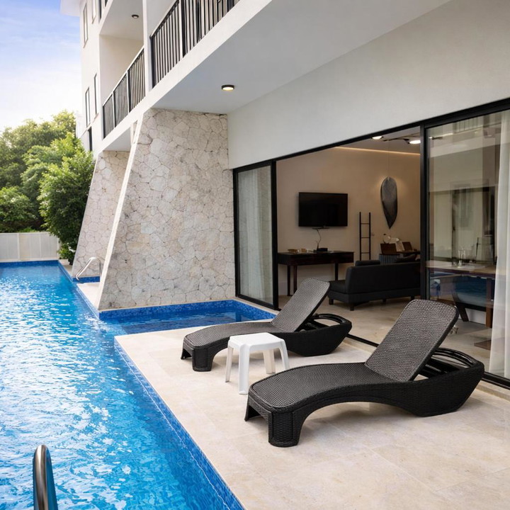 Heushaven 2 Bed Swim-up, Griljacuzzialdea Zamá - Riviera Maya