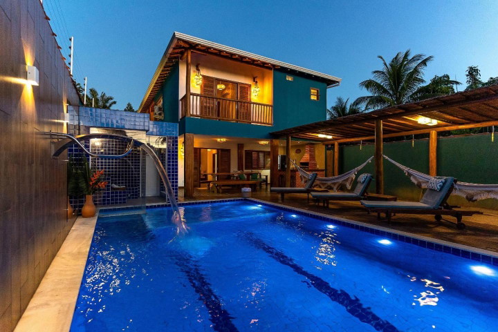Casa De 6 Suítes Com Piscina E Sauna Privativa! - Trancoso