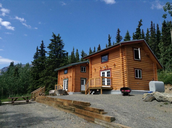 Cabins Over Crag Lake - Yukon