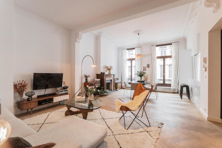Traditional Chic, High Ceilings' Apt Aircos Fiber And Garage - Antwerp, Belgium