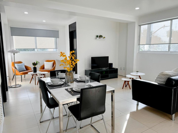 Full Apartment 15 Min From Airport, Coyoacán, Foro Sol - Mexico City