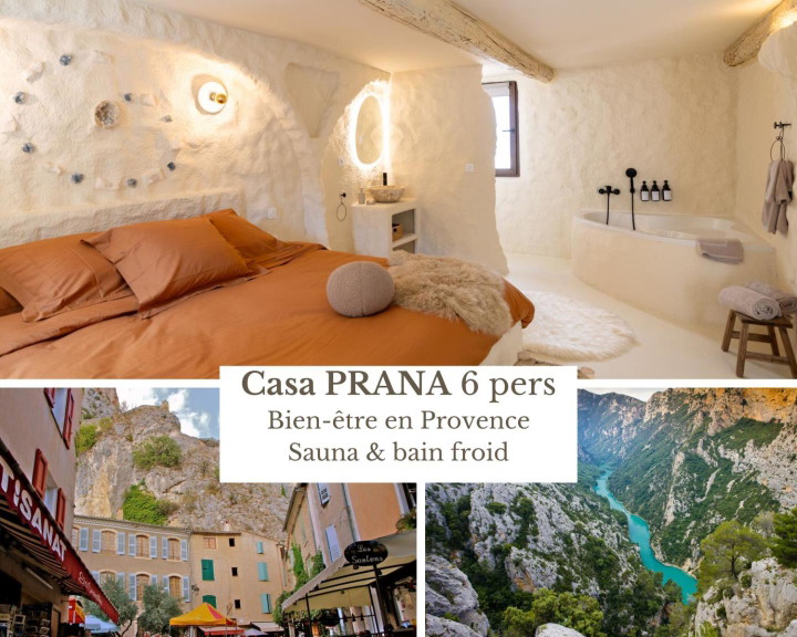 Casa Ananta Appartements Bien-être Aux Portes Du Verdon Refuge Slow Life Et Sensoriel Jusqu à 12 Pers - Gorges du Verdon