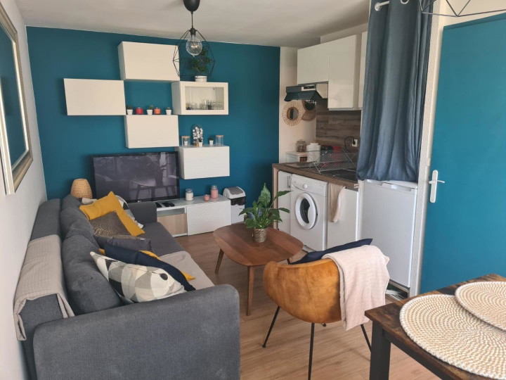 Appartement T2 27m² Meublé Vue Mer, 50m De La Plage - Saint-Pierre-la-Mer