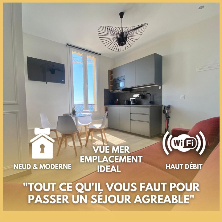 Appartement Moderne Climatisé Monaco Vue Mer - Cap-d'Ail