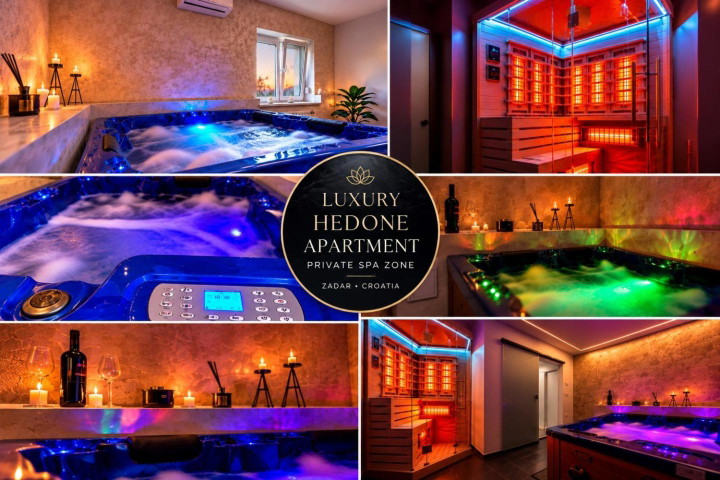 Luxury Hedone Apartment Near The Bridge With Private Spa Zone - Zadar