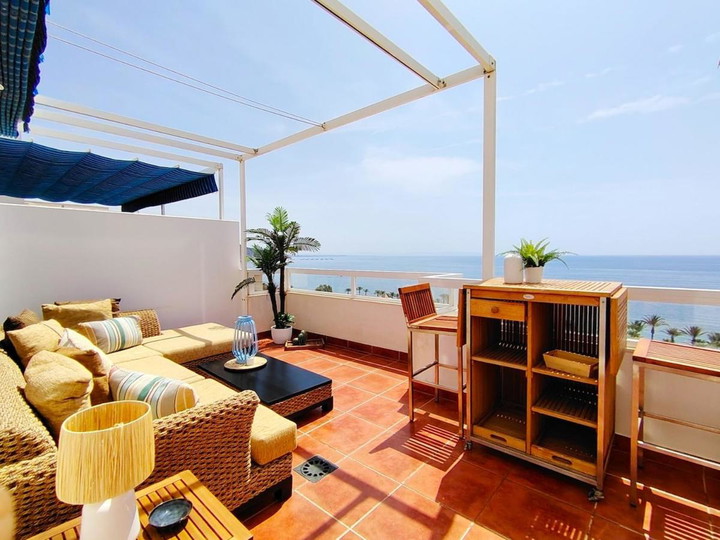 Oliveros Playa Suites, Terraza Exclusiva Con Vistas Al Mar - Aguadulce