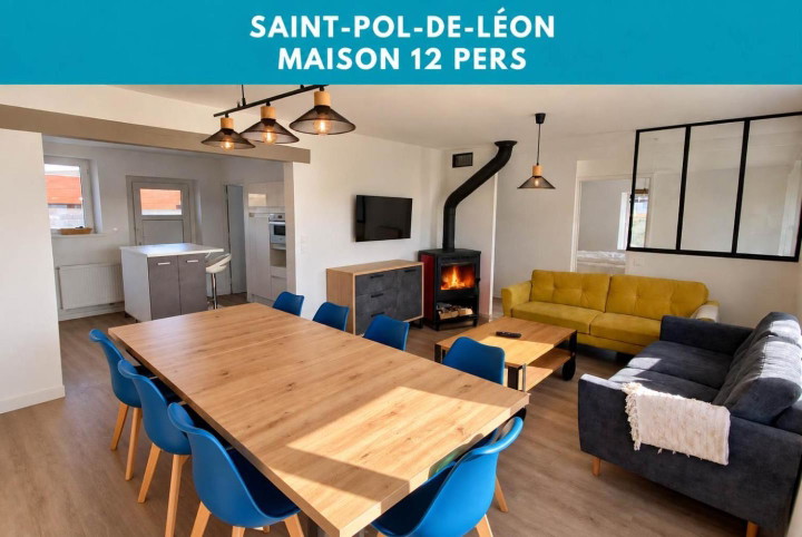 Saint-pol Maison Familiale Avec Jardin éQuipée à Neuf 12 Personnes - Saint-Pol-de-Léon