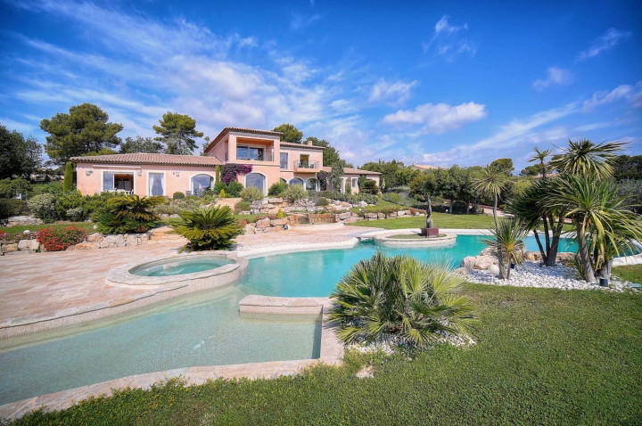 Propriété Prestige Mougins Cannes Hammam Sauna, Spa,discotheque Salle De Cinéma - Valbonne