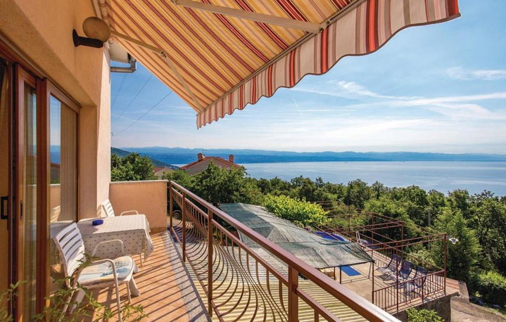 Breathtaking View On Mediterranean Sea And Islands - Lovran
