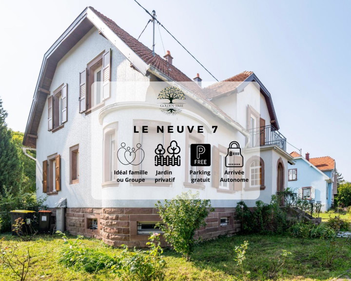 Maison Neuve, Grand Jardin, Parking Privé, Idéal Groupe Et Famille - Alsace