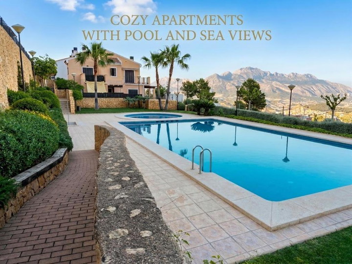 Cozy Apartments With Pool And Sea Views - La Nucia