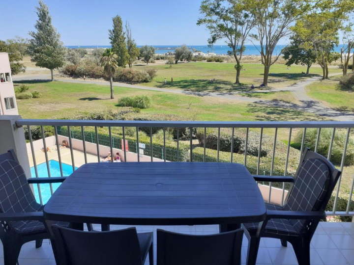 Amoureva E27, Vue Mer, Clim, Piscine, Parking - Agde