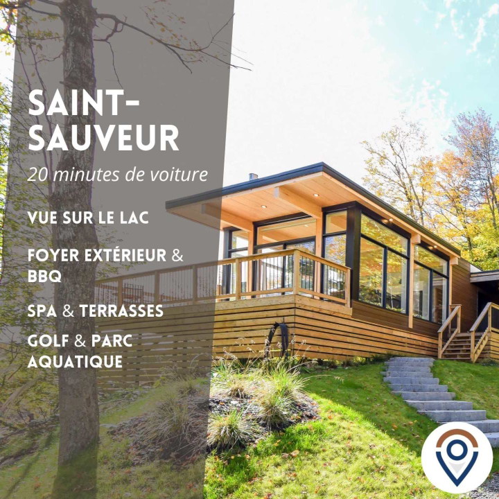 Modern Chalet With Mountain And Lake View By Reserver.ca - Saint-Sauveur
