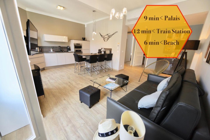 70m2 Apartment - La Roseraie - Cannes