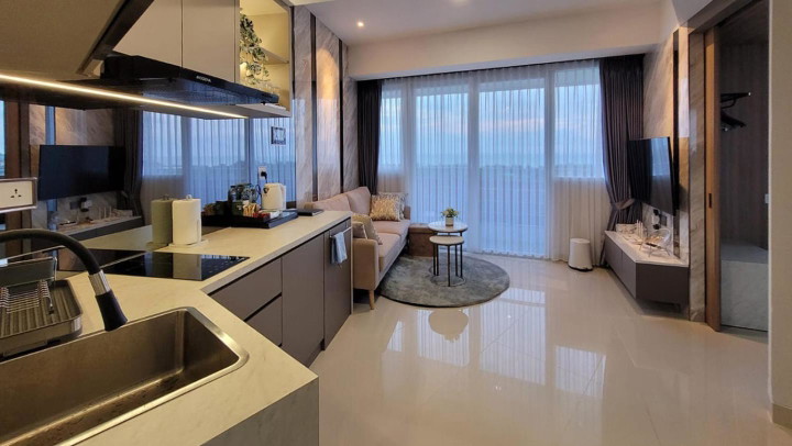 Apartment Nuvasa Bay Nongsa, Kalani 1br 8th, Sea & Golf View, Batam - Batam