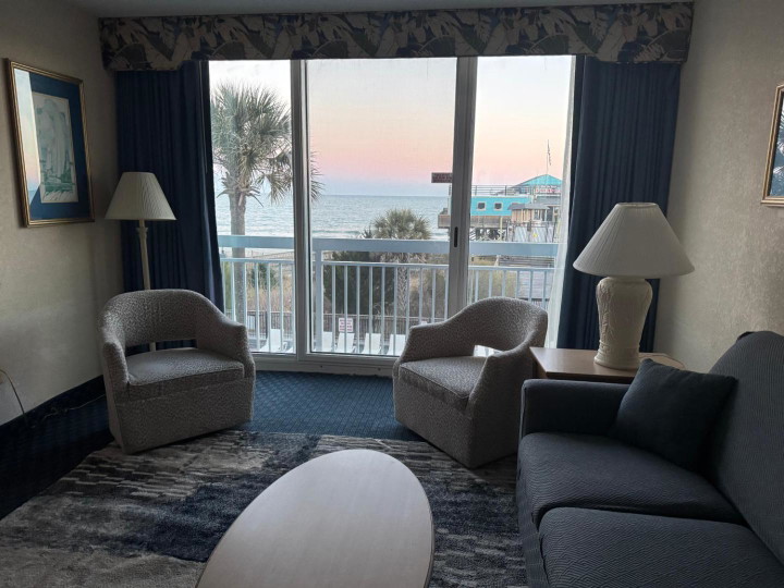Enjoy & Relax Ocean Front King Apartment With Bunks - Myrtle Beach