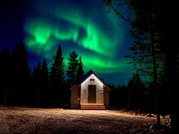 Aurora Sky Cabins - Luxury Glass Igloo Chalets With Private Outdoor Saunas - Lappföld