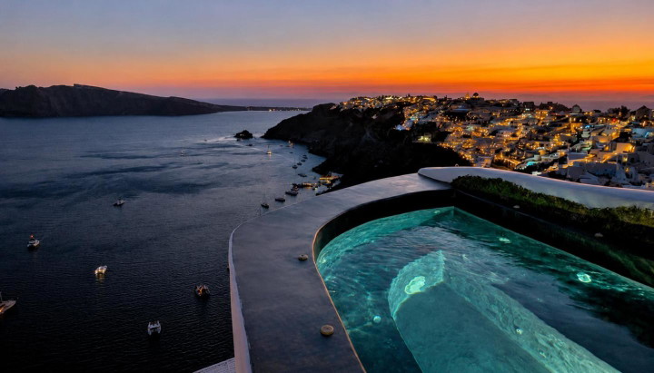 Captain John Oia Cave Houses-sunset,volcano & Caldera Views - Oia