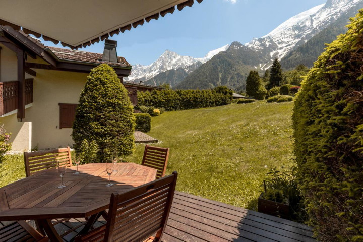 Les Grandes Jorasses 3 - Jardin - Vue Massif Mont Blanc - Les Houches